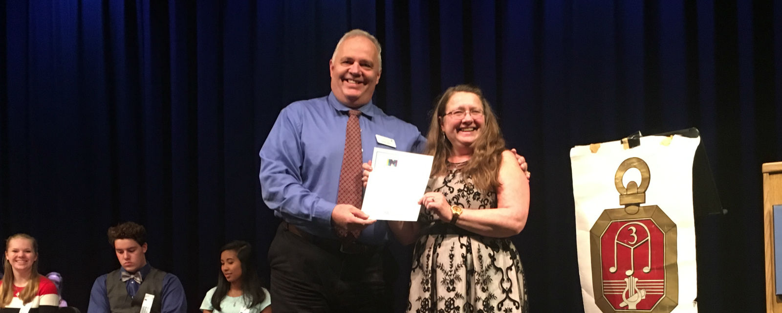 Patrick Linehan Honored at Tri-M Induction - Messalonskee High